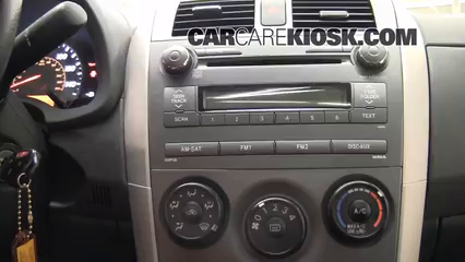 How To Set The Clock On A Toyota Corolla 2009 2013 2010 Toyota